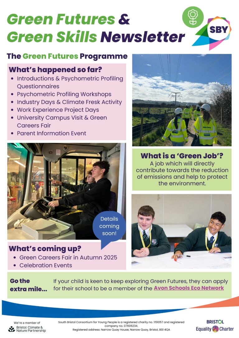 Green Futures & Green Skills Newsletter : South Bristol Youth ...